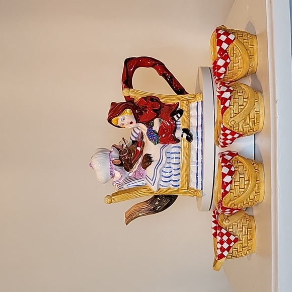 Department 56 | Other | Department 56 Little Red Riding Hood Tea Set ...